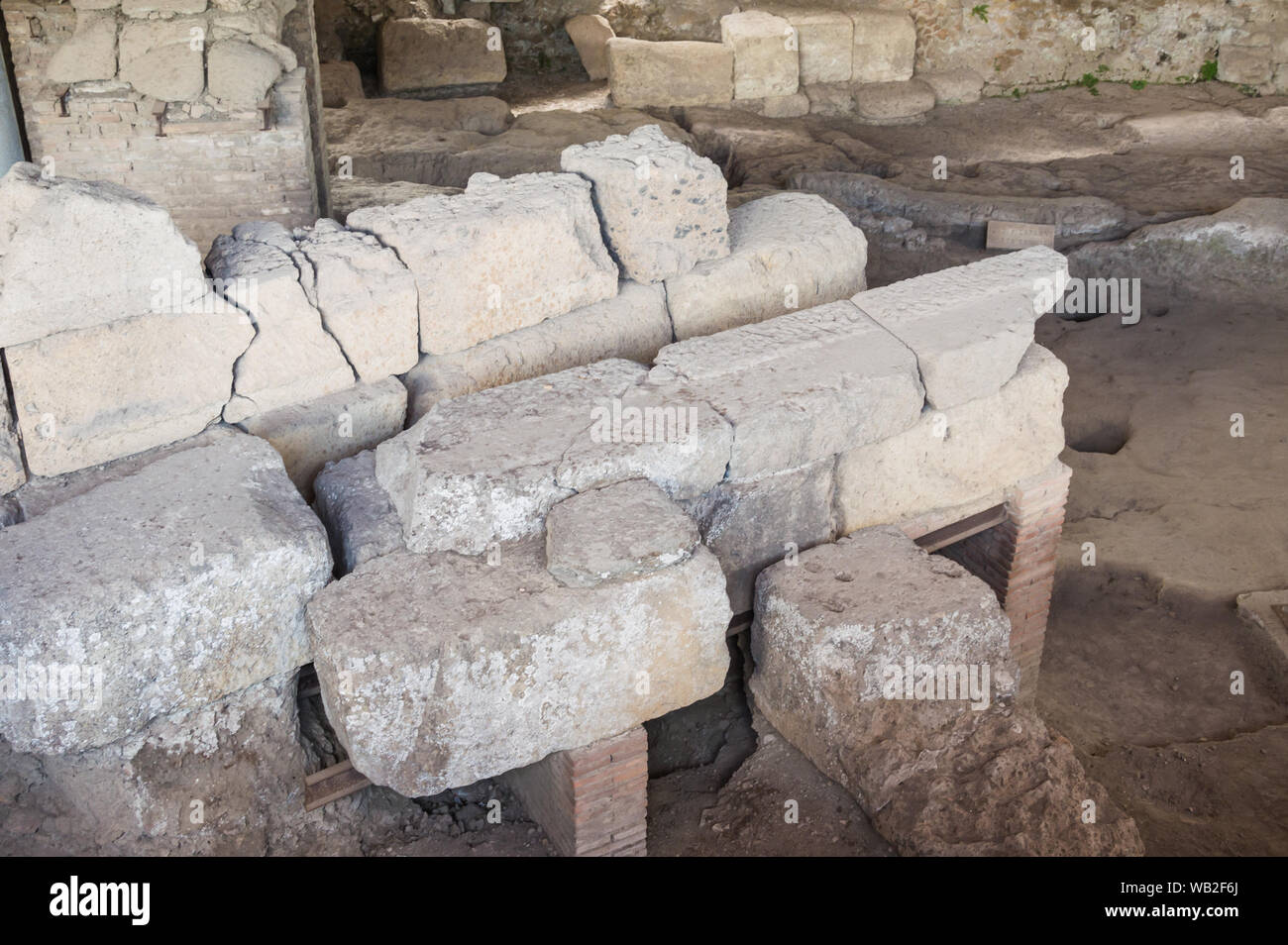 Rome foundation place ruins. According to the myth Romulus founded ...