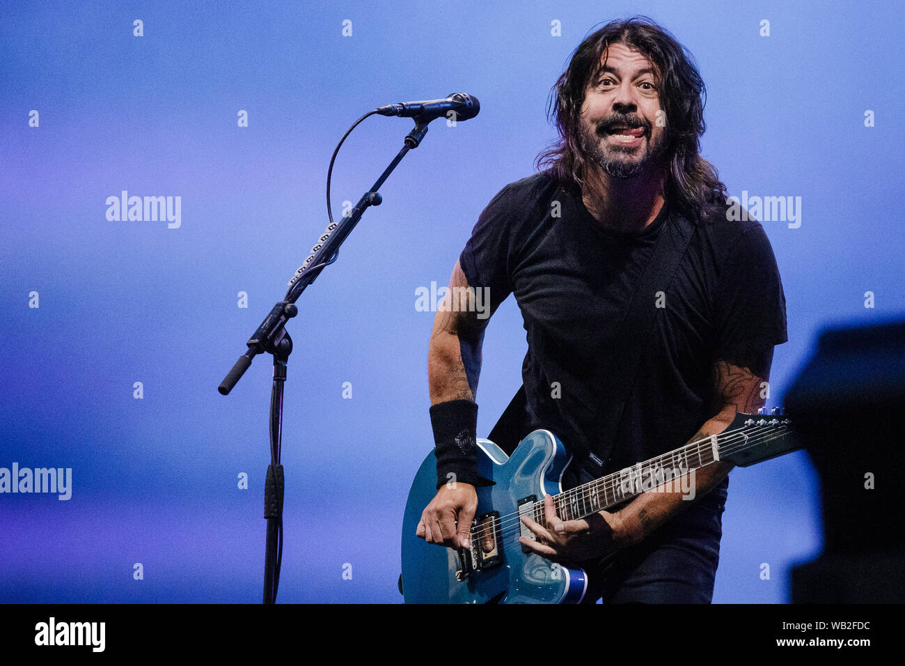 Foo Fighters perform live on stage at Leeds Festival, UK, 23rd August ...