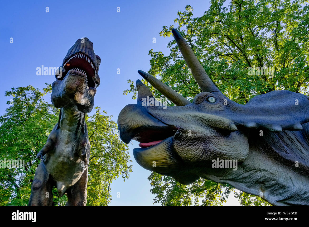 Animatronic Dinosaur display, PNE Exhibition Grounds, Vancouver ...