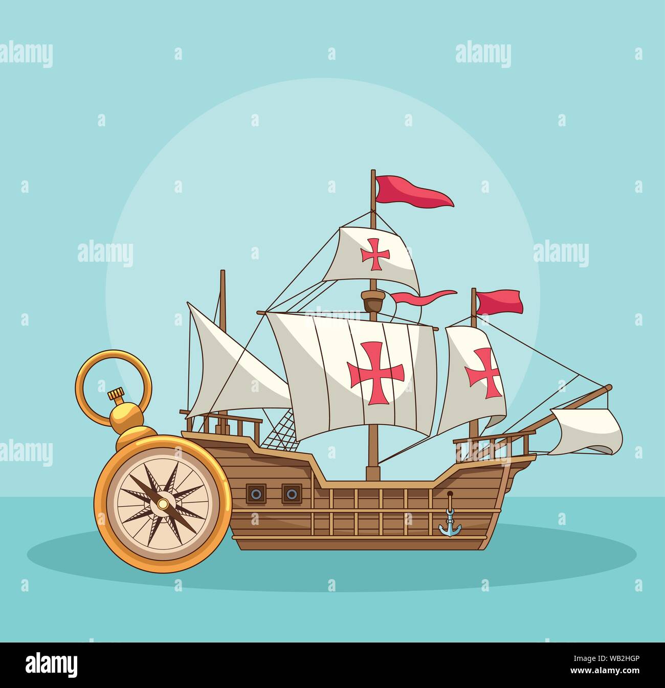 Antique sea navigation tools cartoons Stock Vector Image & Art - Alamy