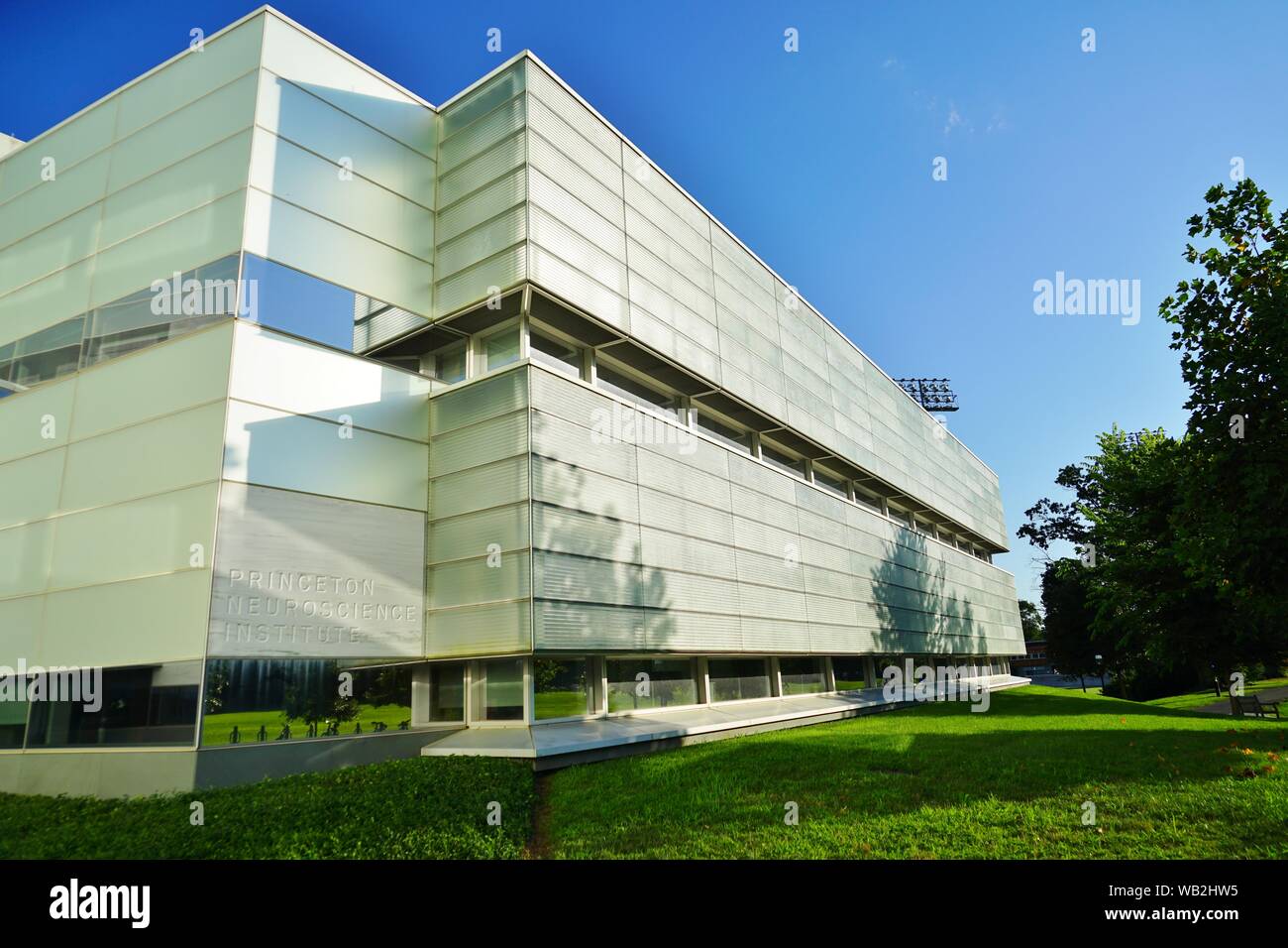 PRINCETON, NJ -10 AUG 2019- View of the Princeton Neuroscience ...