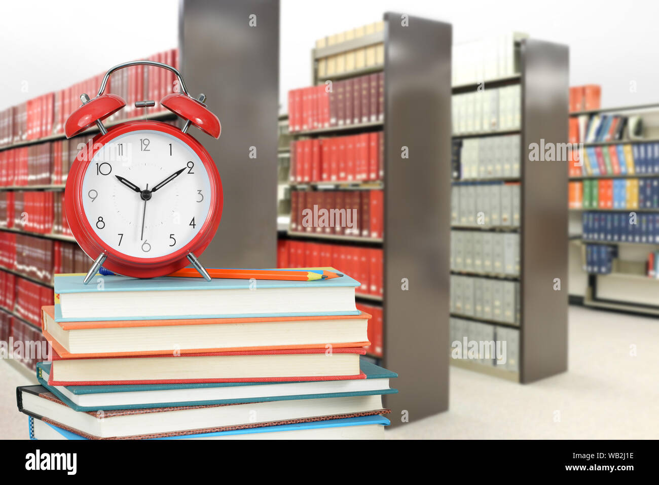 inside library with books for education concept Stock Photo - Alamy
