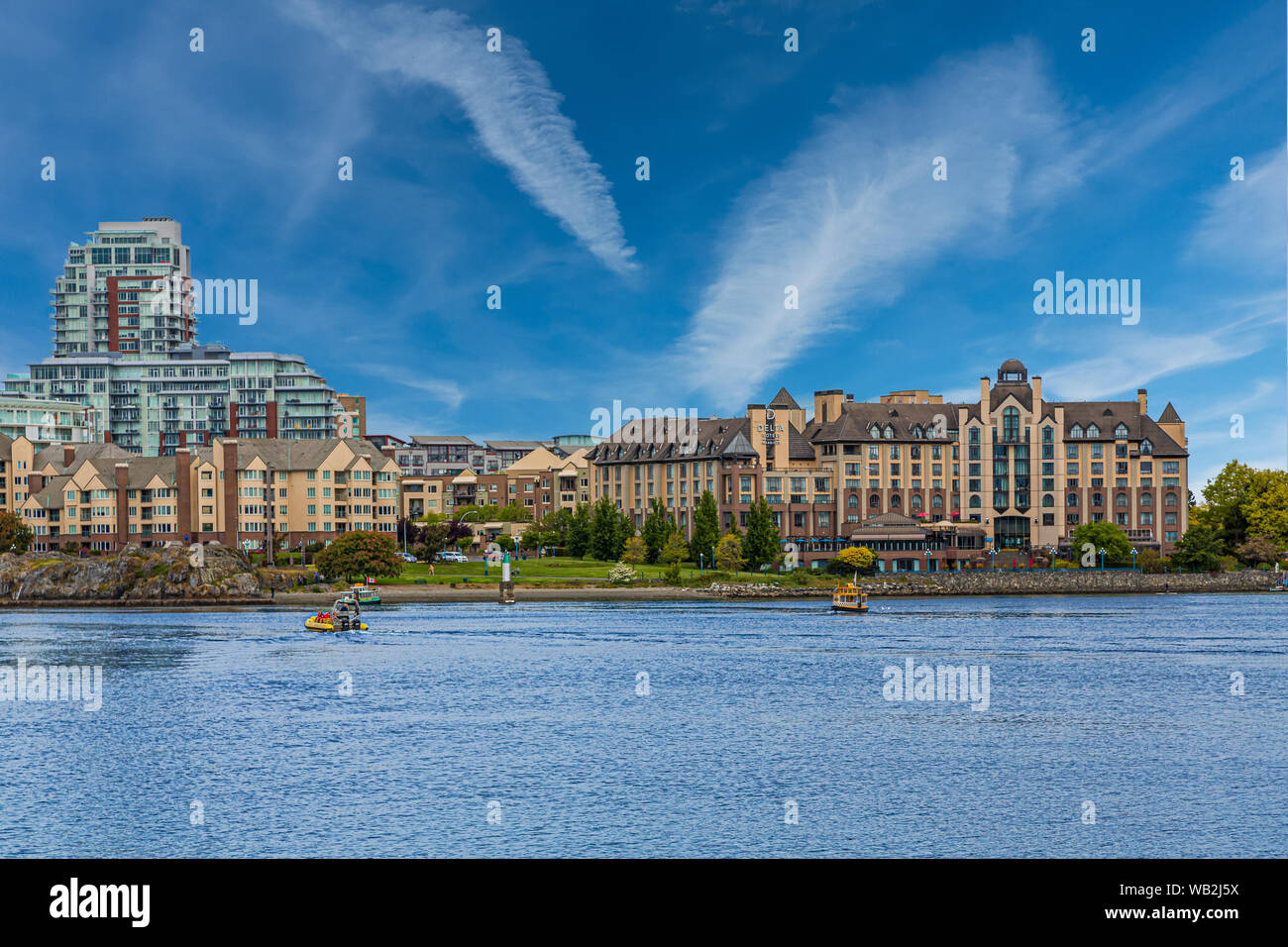 VICTORIA, BRITISH COLUMBIA - May 18, 2017: Victoria is the capital city ...