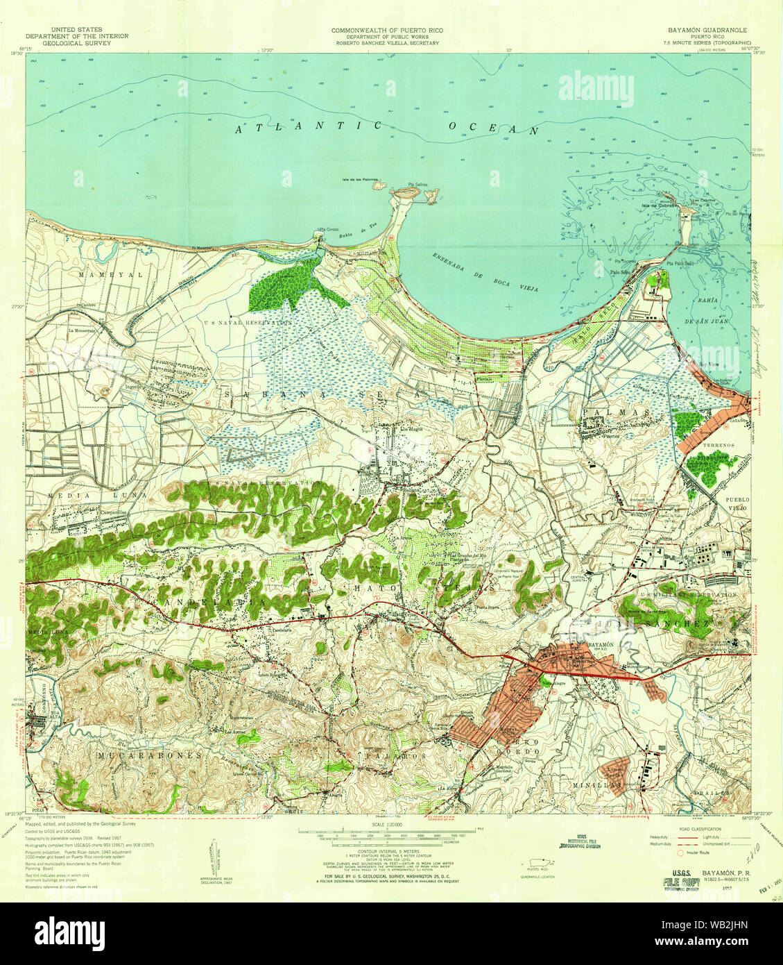 Bayamón map hi-res stock photography and images - Alamy