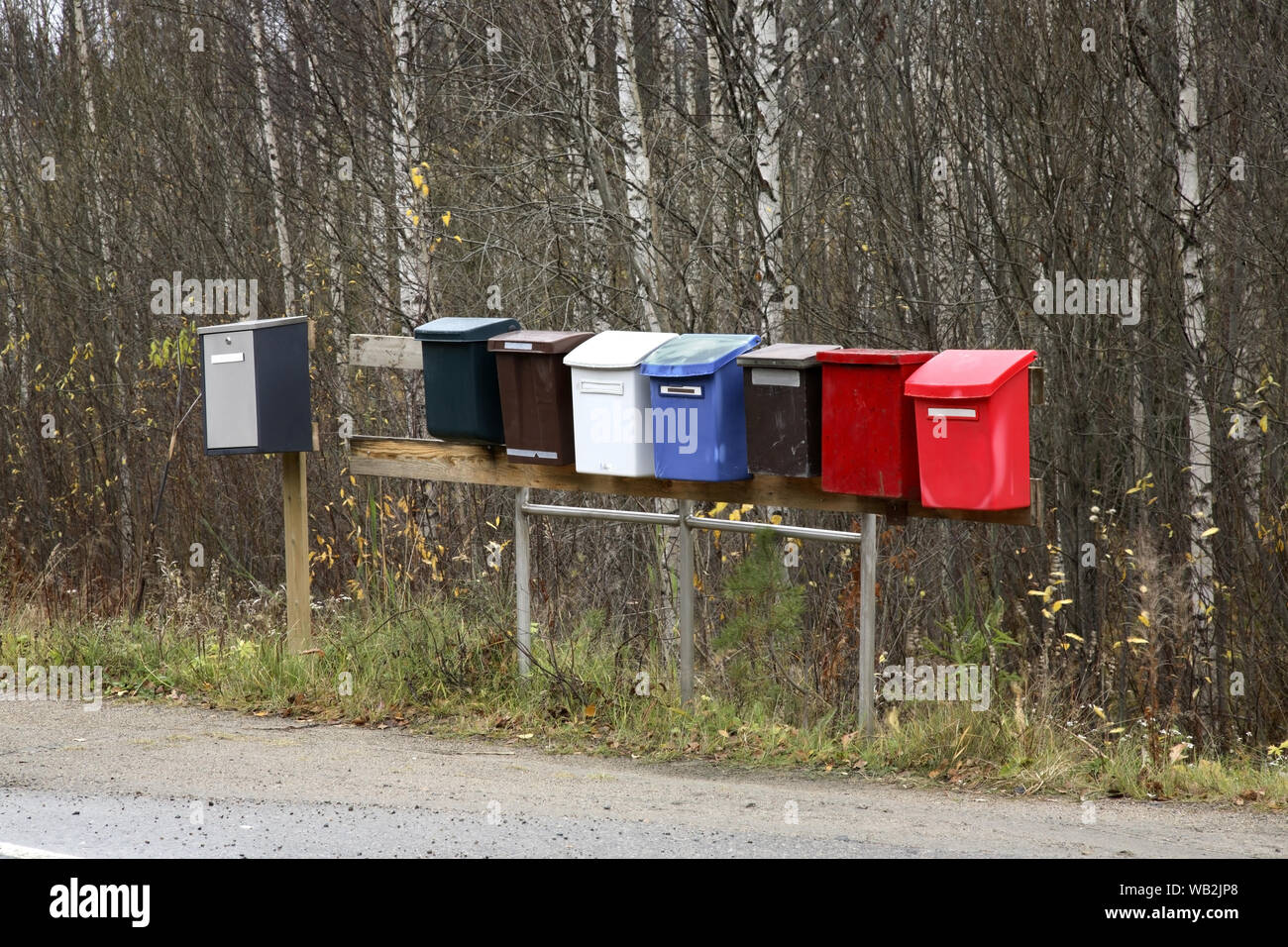 Finland mailboxes hi-res stock photography and images - Alamy