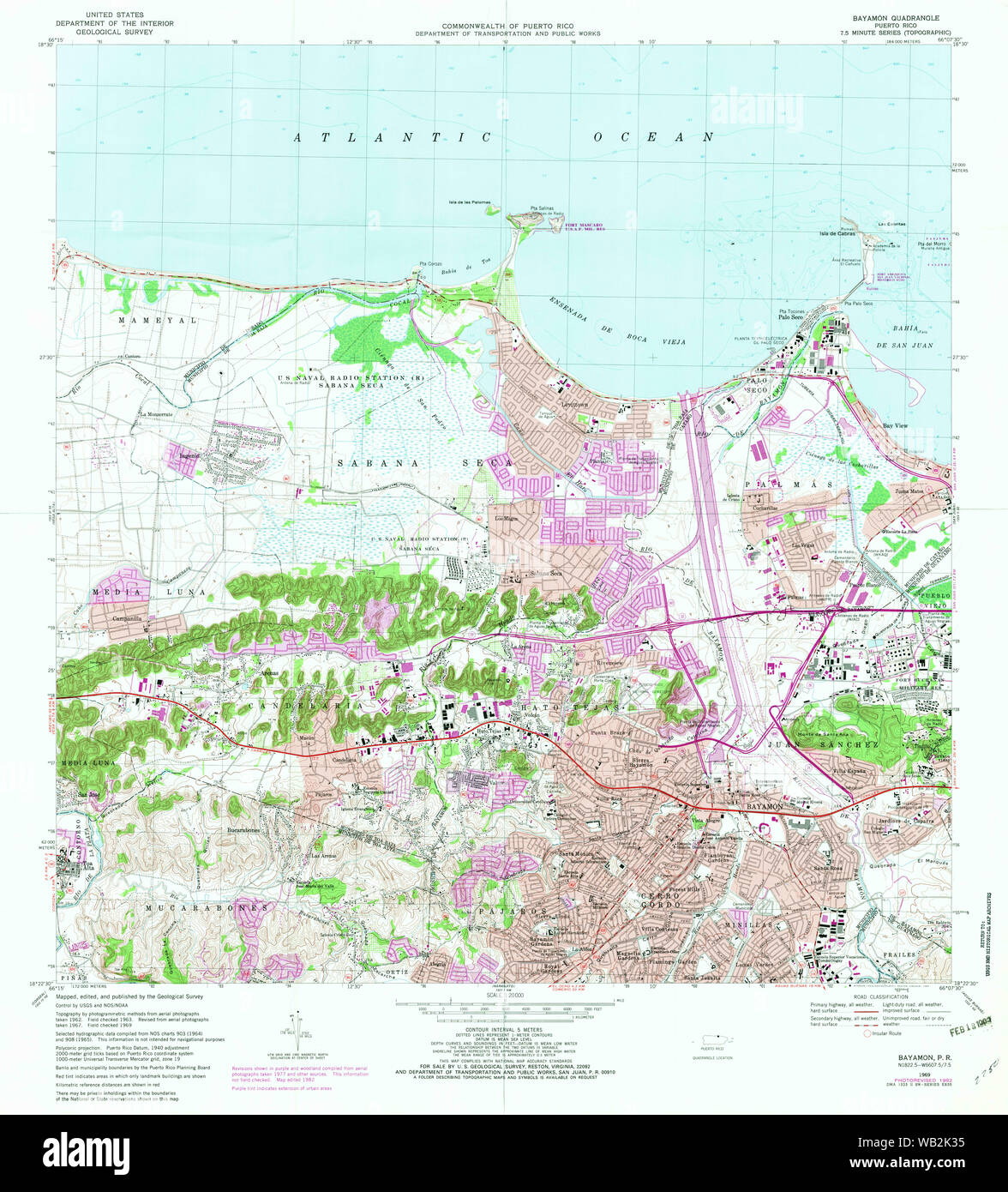 Bayamón map hi-res stock photography and images - Alamy