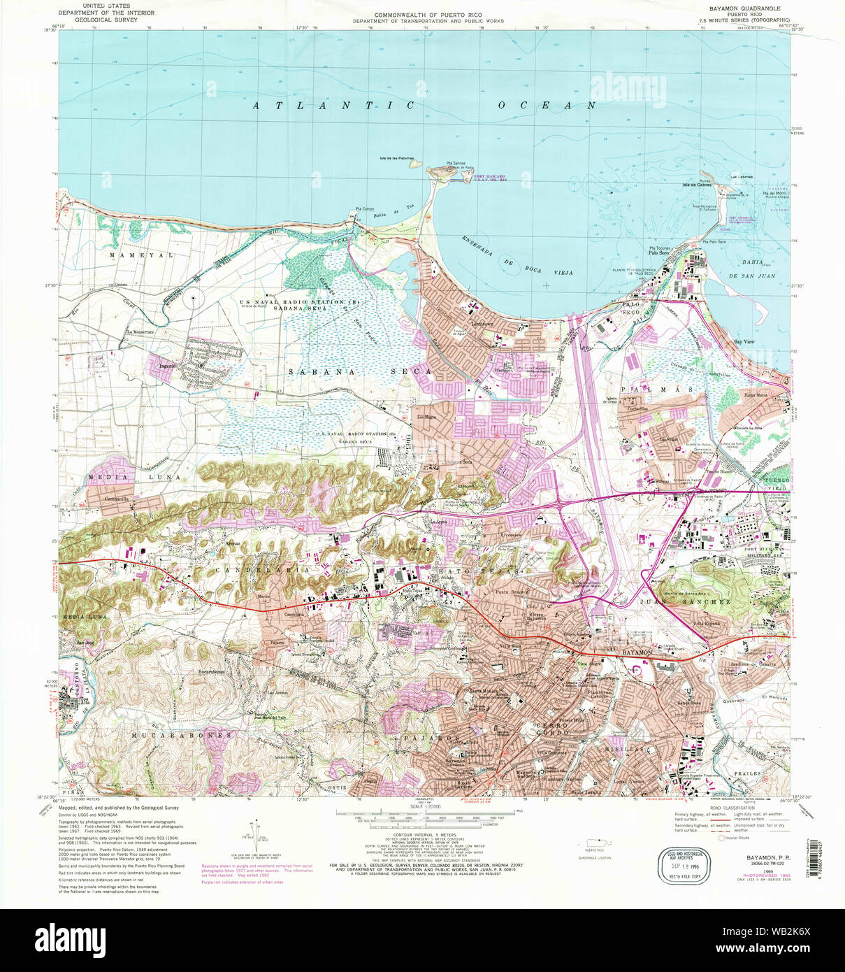 Bayamón map hi-res stock photography and images - Alamy