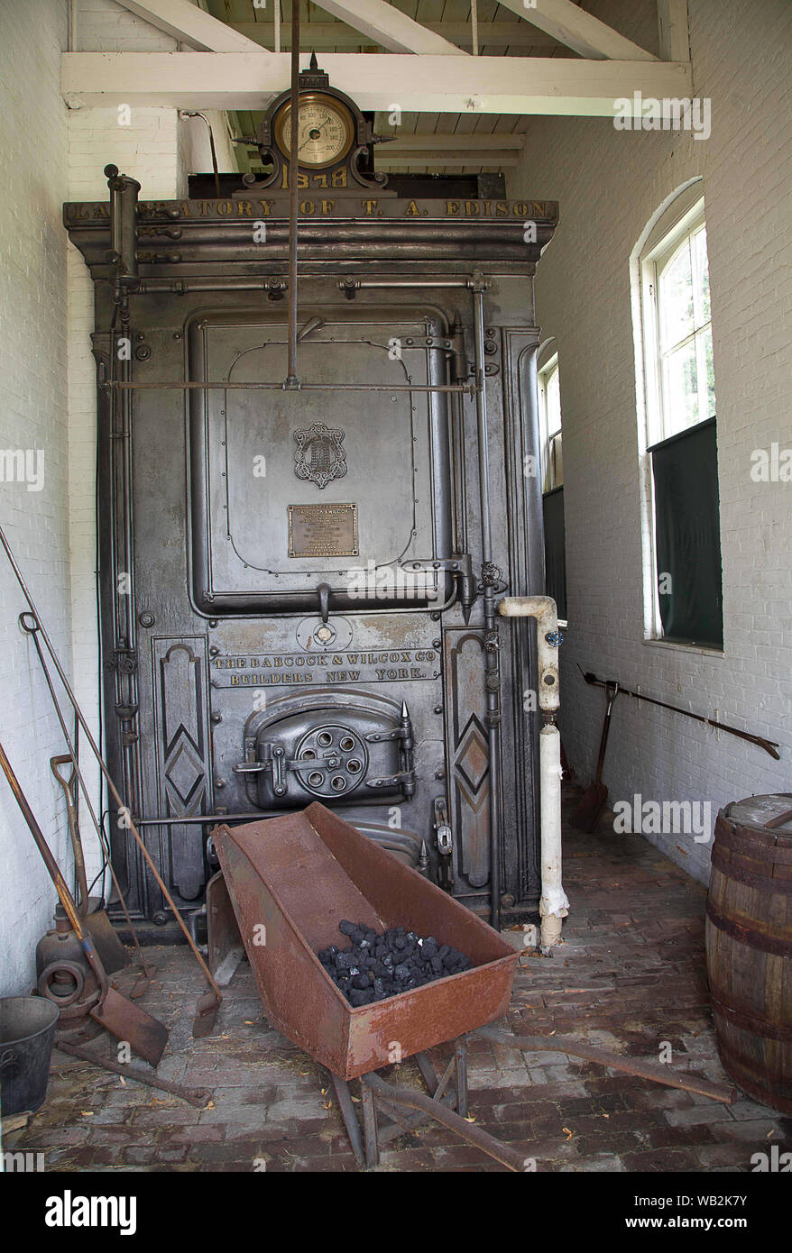 Thomas edison's laboratory hi-res stock photography and images - Alamy