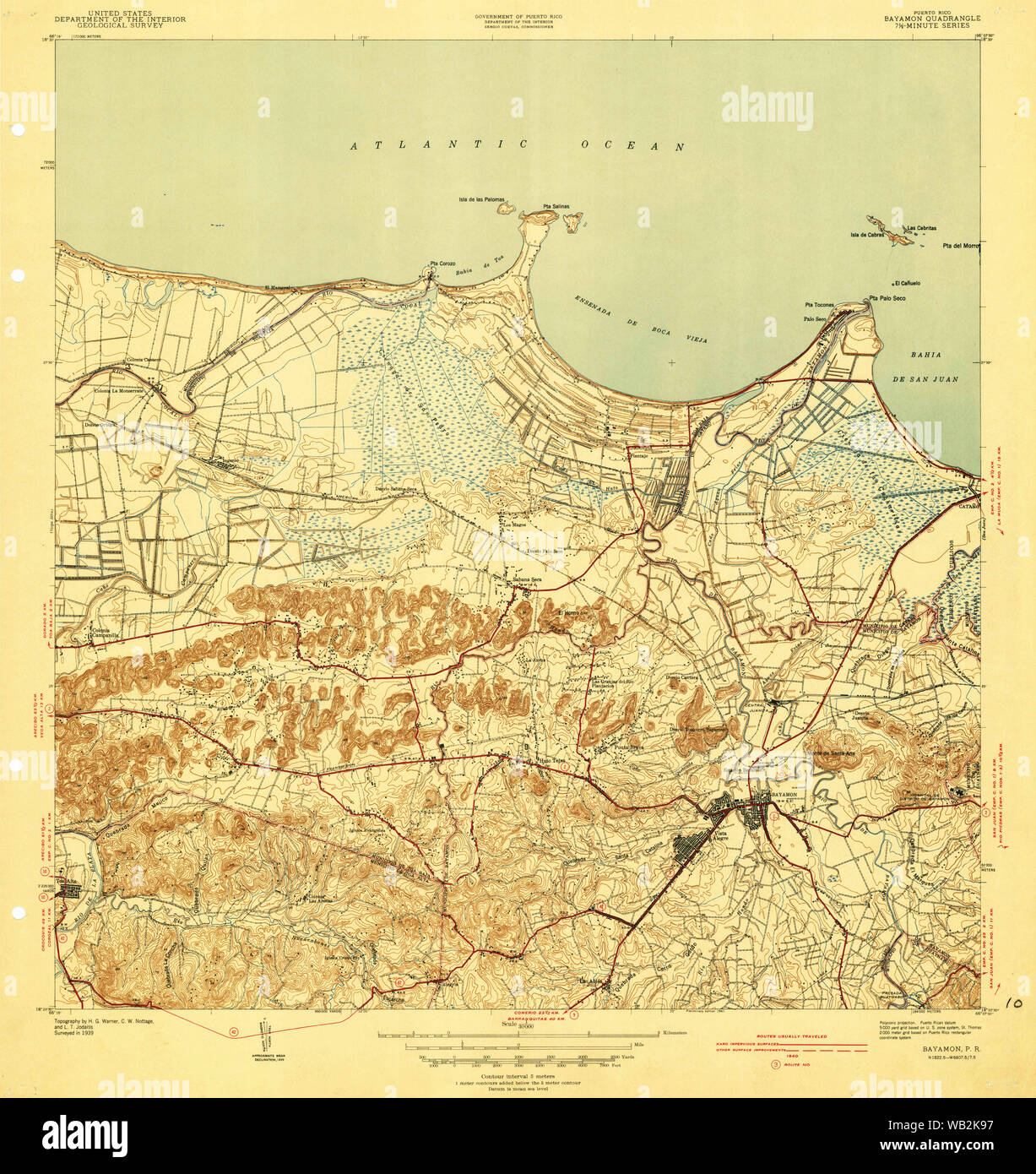 Bayamón map hi-res stock photography and images - Alamy