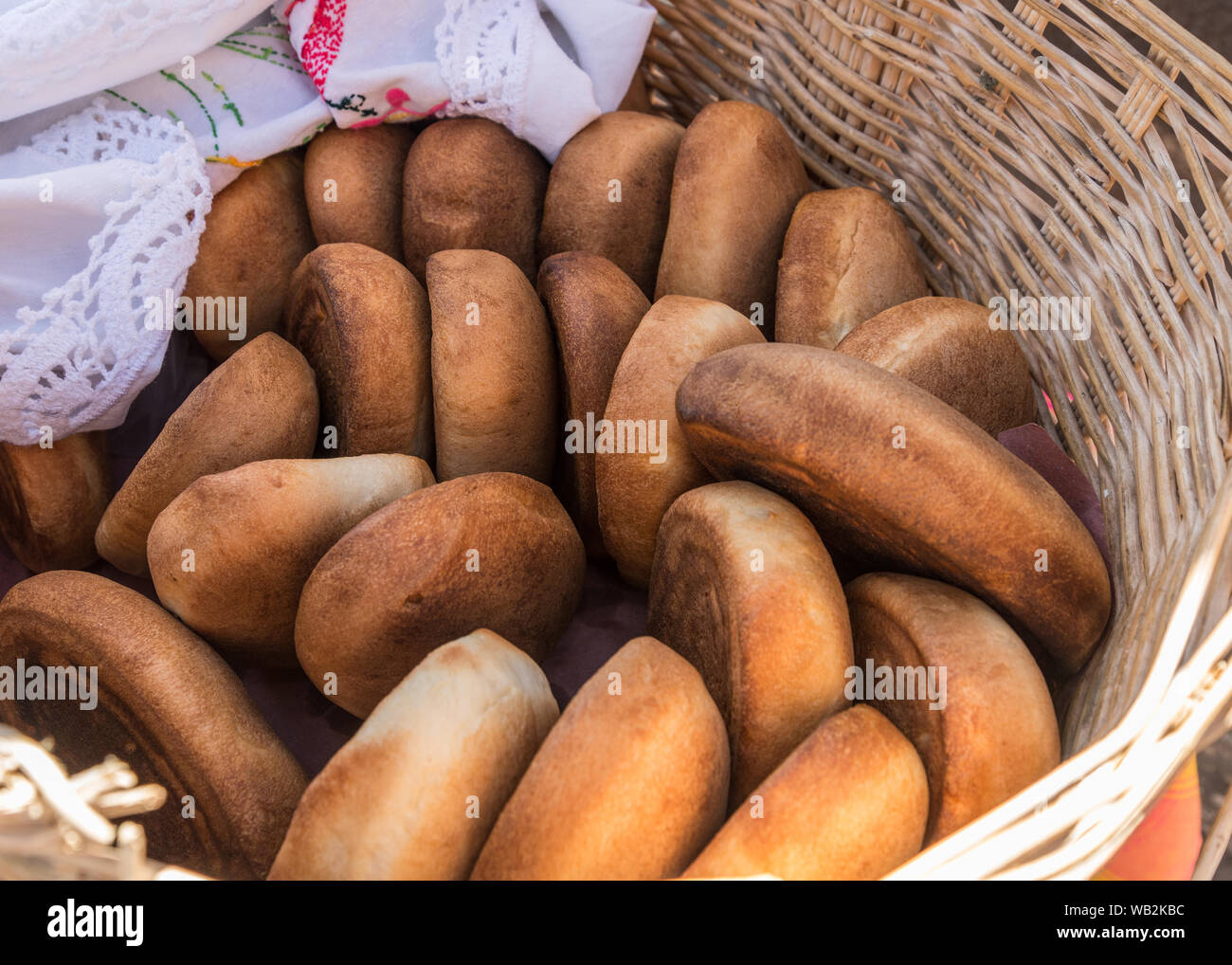 Mexican bread, sold at street market Stock Photo - Alamy