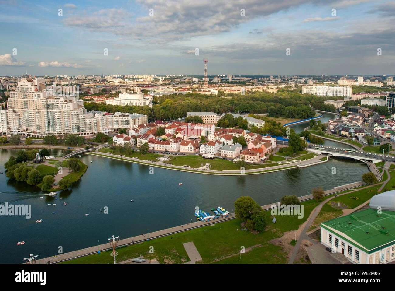 Minsk belarus city view river hi-res stock photography and images - Alamy