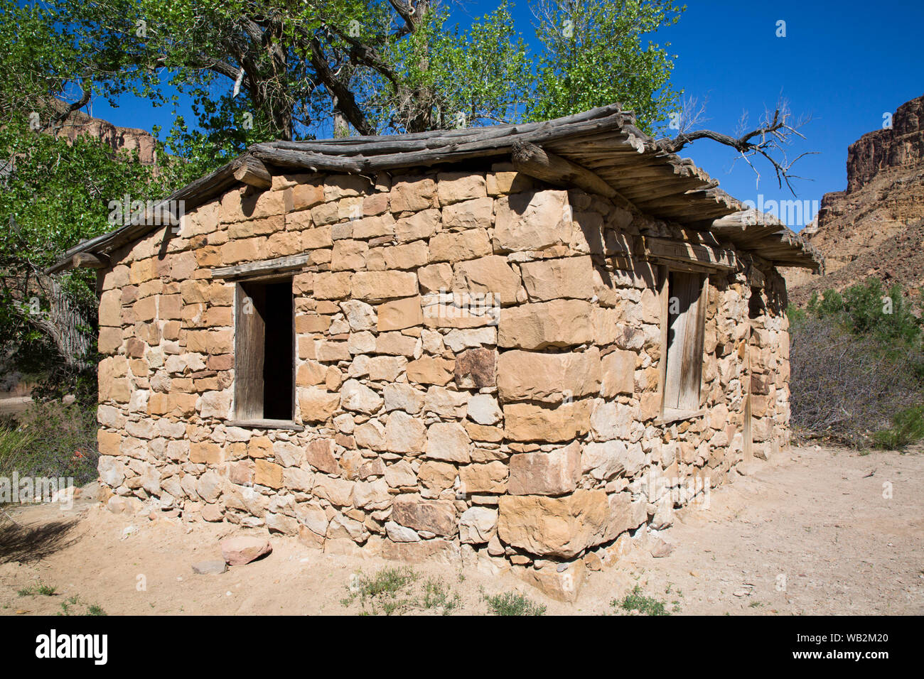 Stone Homestead Cabin, Nineteenth Century, Gray Canyon, Near Green ...
