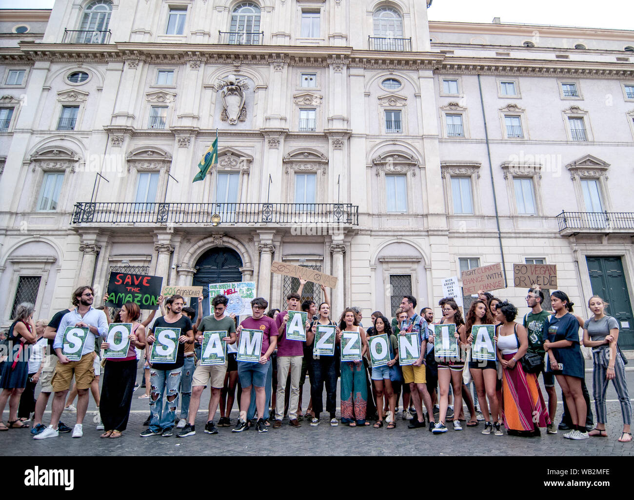 "Sos Amazonia" initiative organized by Friday for Future Rome (movement ...