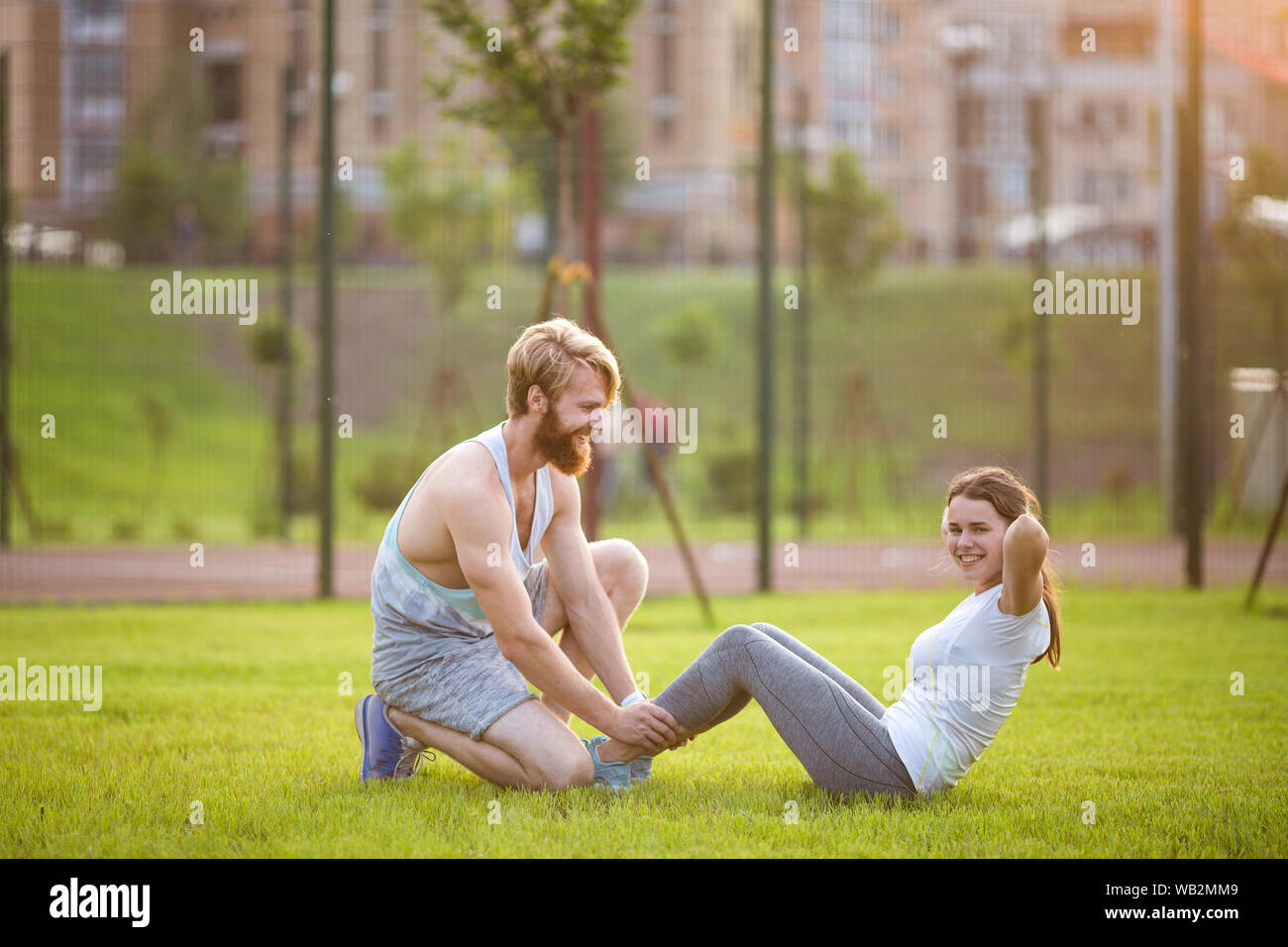 People Working Out Outside