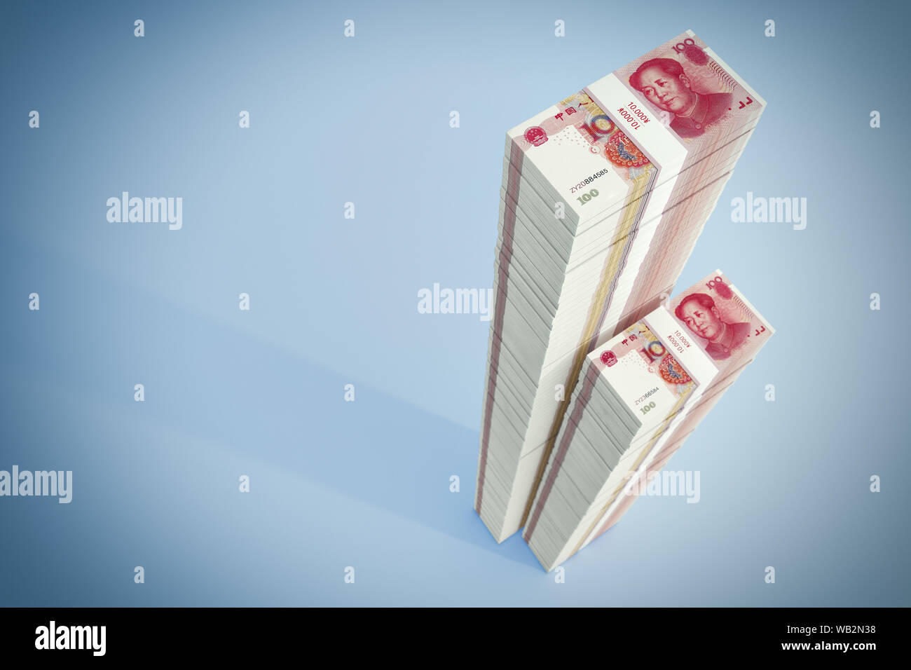 Yuan - Chinese Money - 3D Rendering Stock Photo - Alamy