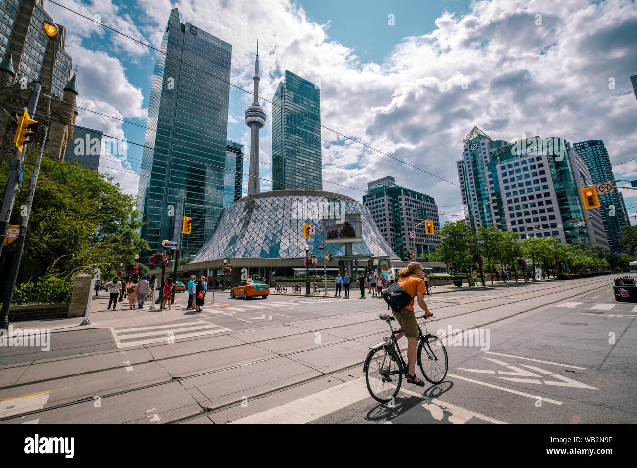 Toronto CN Tower And Roy Thompson Hall, Toronto Symphony Orchestra ...