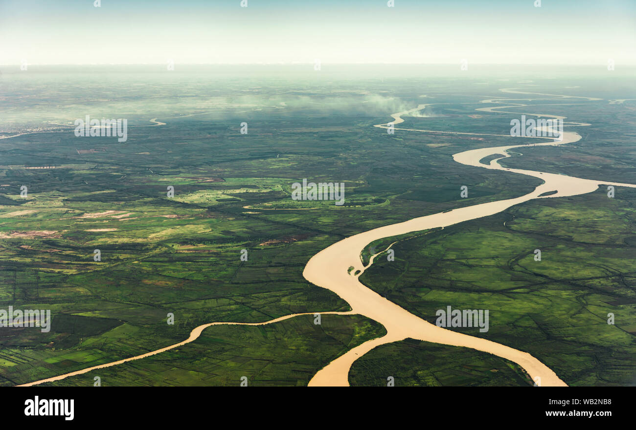 Aerial view amazon river flying hi-res stock photography and images - Alamy