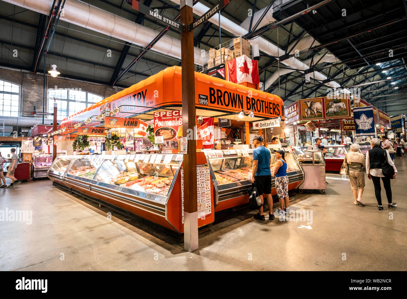 Historical food market toronto hi-res stock photography and images - Alamy