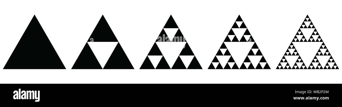 Sierpinski triangles hi-res stock photography and images - Alamy