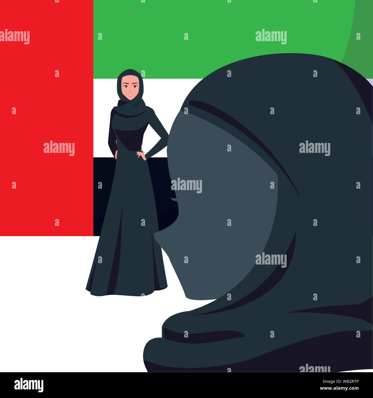 Portrait of a woman in traditional clothing Stock Vector Images - Alamy