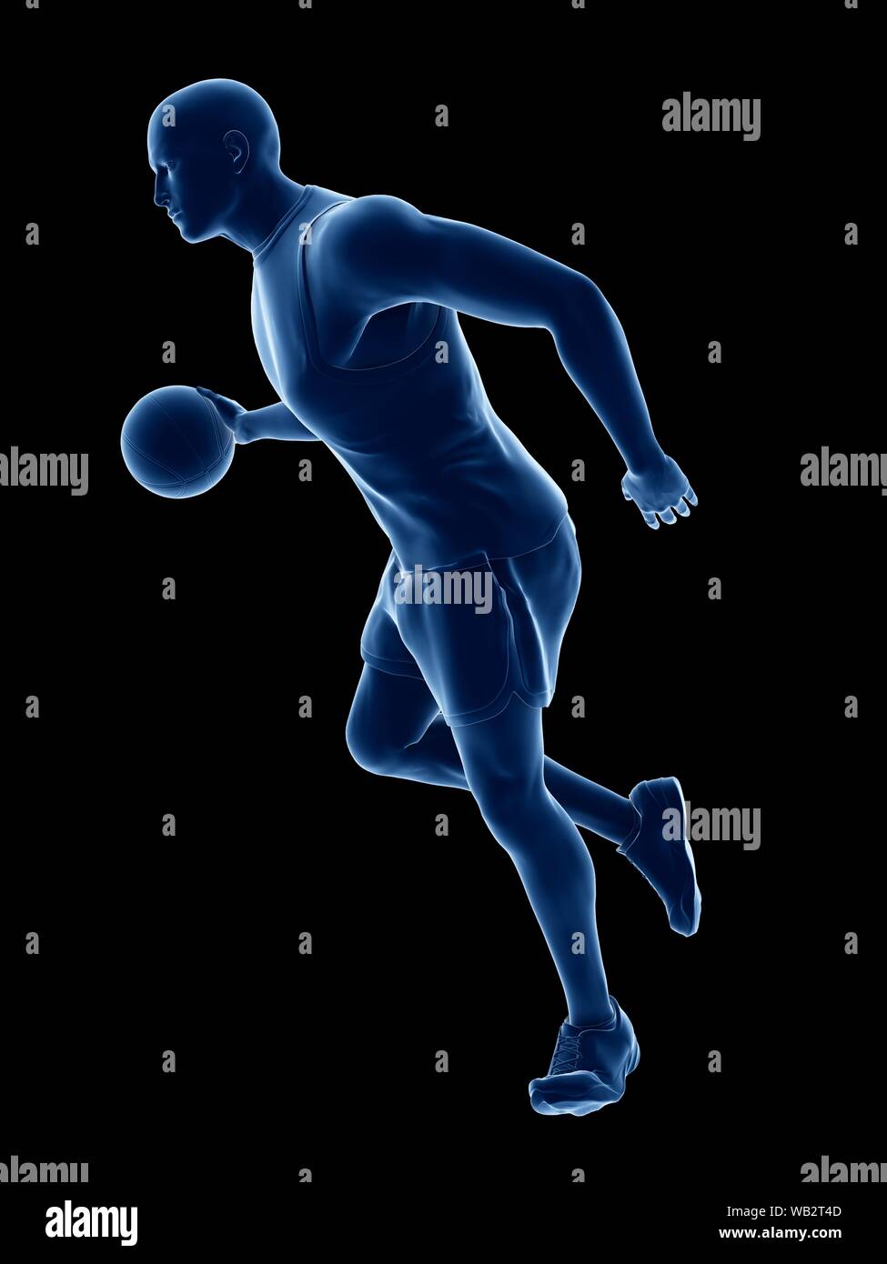 3d Human Basketball Player Ball High Resolution Stock Photography and ...