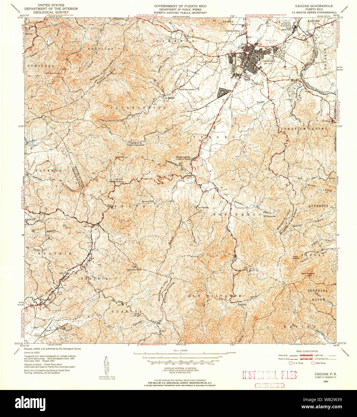 Caguas Puerto Rico Map