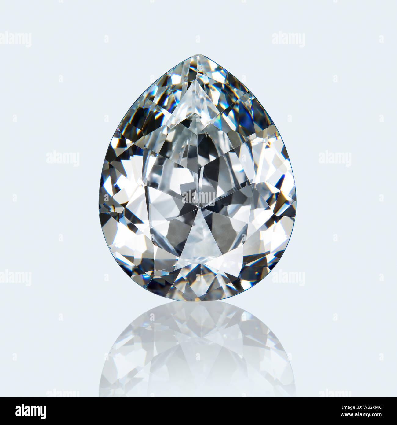 Pear cut diamond Stock Photo - Alamy