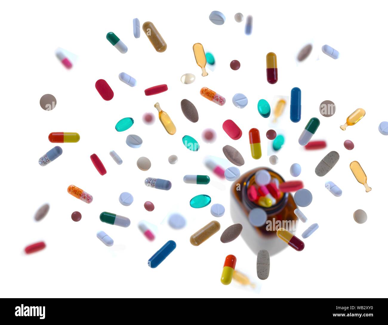 Pills assortment hi-res stock photography and images - Alamy
