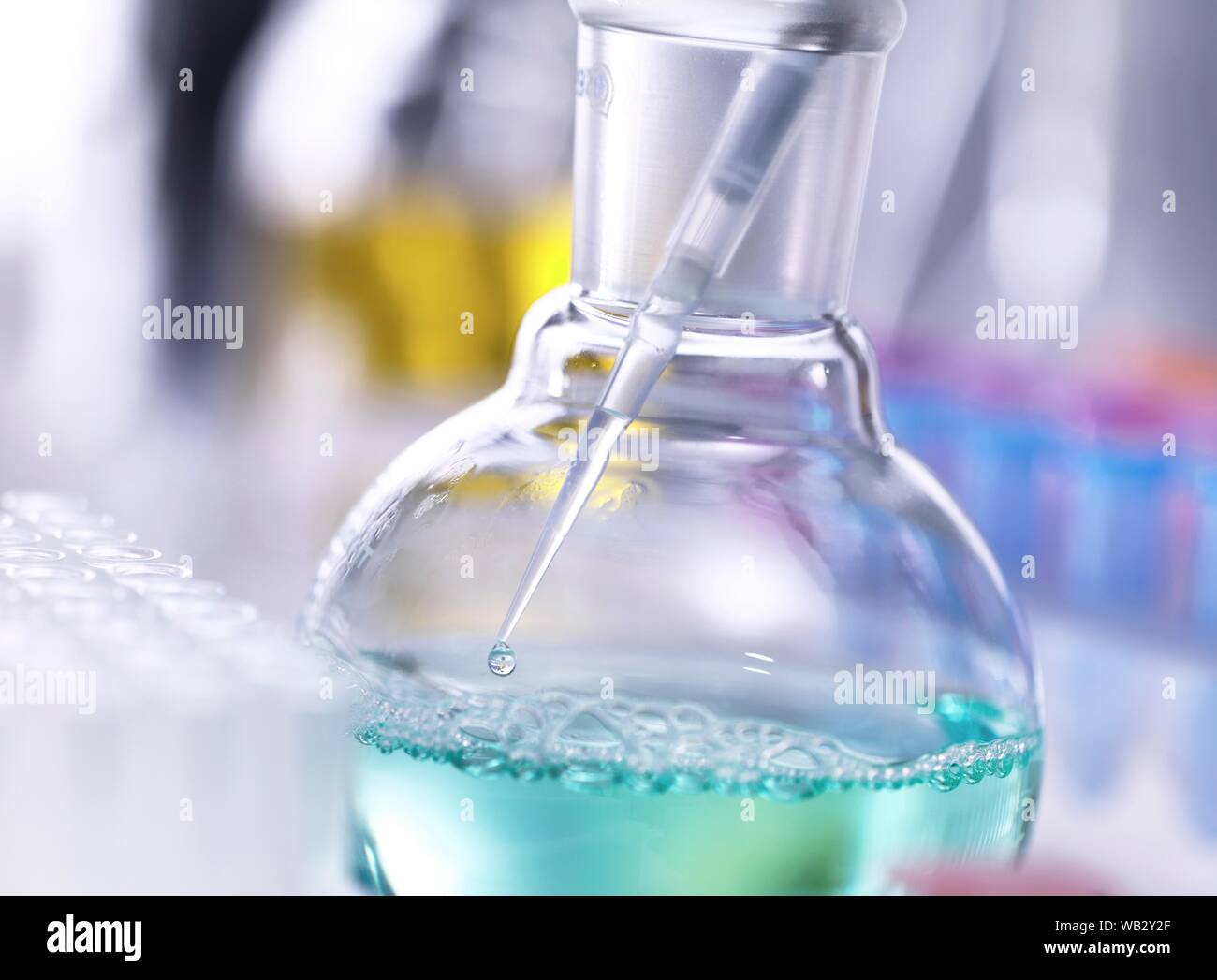 Taking a sample hi-res stock photography and images - Alamy