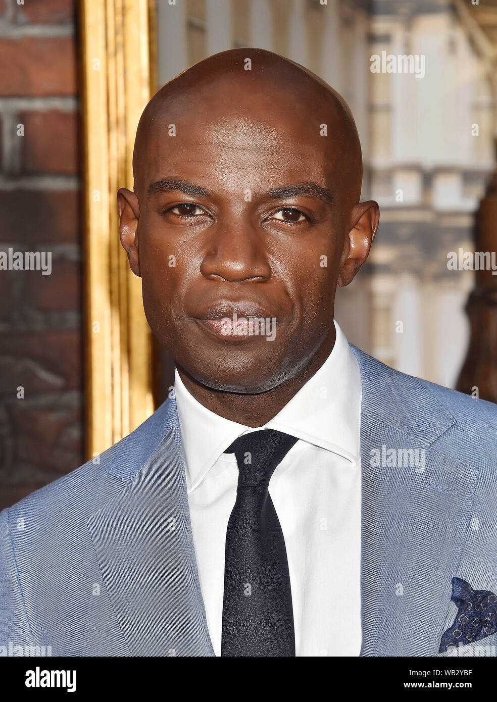 HOLLYWOOD, CA - AUGUST 21: David Gyasi arrives at the LA Premiere Of ...