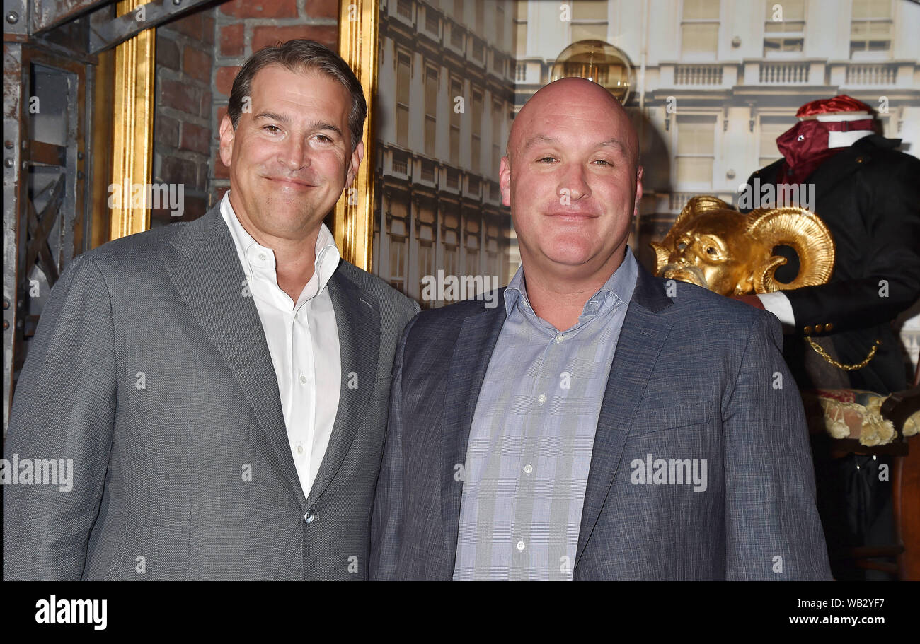 HOLLYWOOD, CA - AUGUST 21: Nick Pepper, Josh Grode arrives at the LA ...