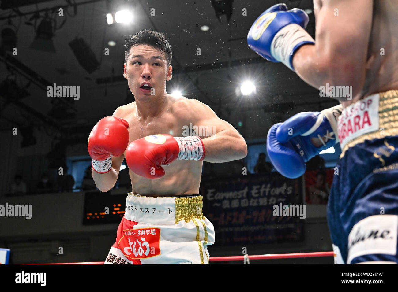 Tokyo, Japan. 3rd Aug, 2019. Kazuto Takesako (JPN) Boxing : Japanese ...
