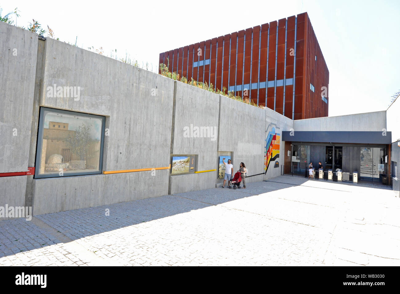 Exterior view Troy Museum, Canakkale, Turkey Stock Photo - Alamy