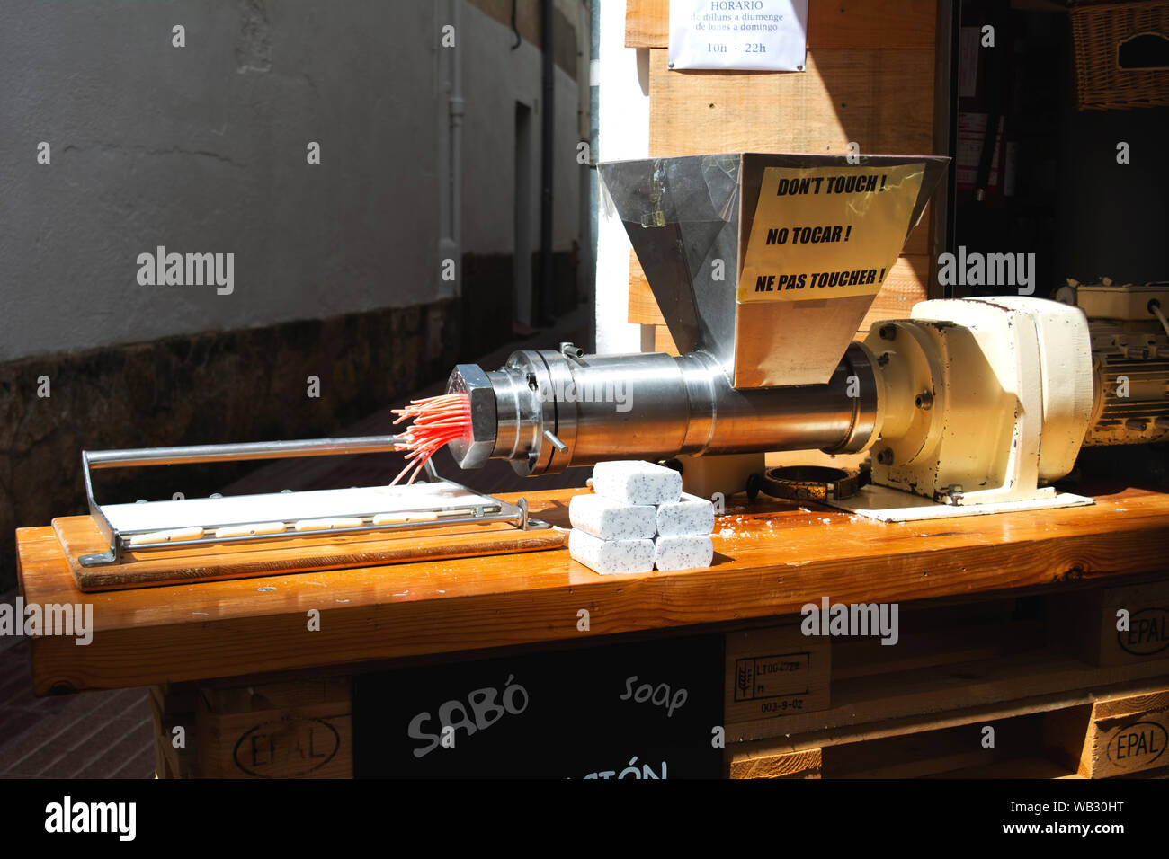 Soap making factory hi-res stock photography and images - Alamy