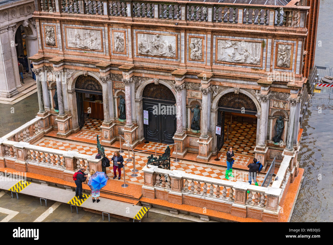 The Loggetta at the foot of the Campanile di San Marco (bell tower ...