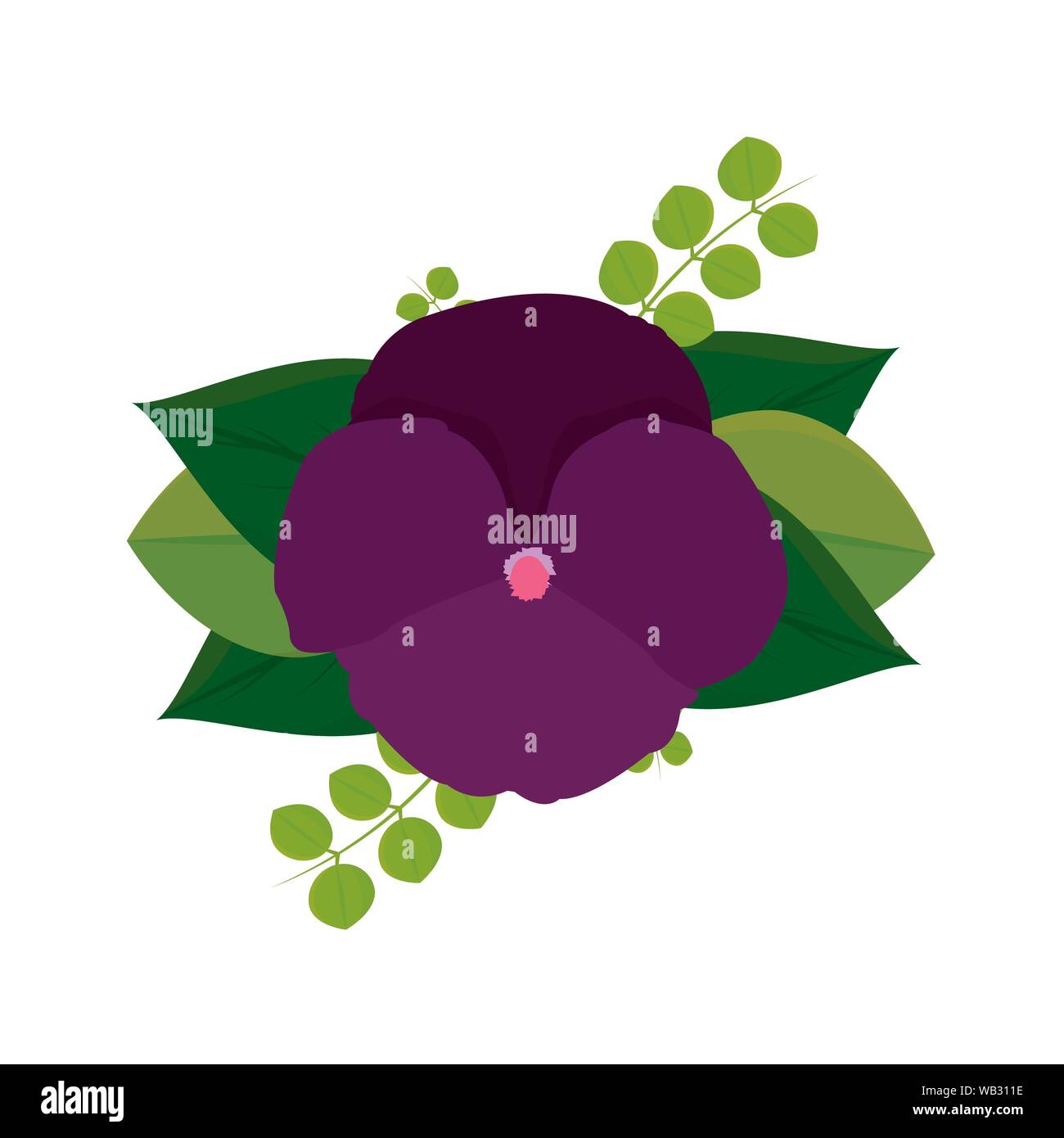 Abstract cute flower Stock Vector Image & Art - Alamy