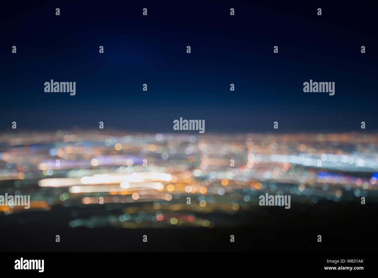 Abstract long exposure, experimental surreal photo, city and vehicle ...