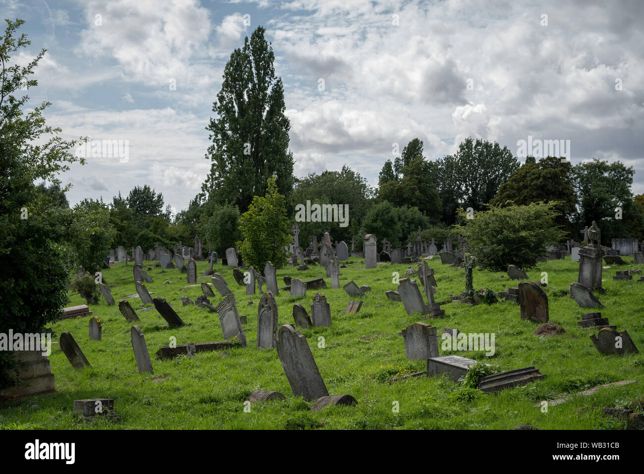 Kensal Green Cemetery in the area of the Royal Borough of Kensington ...