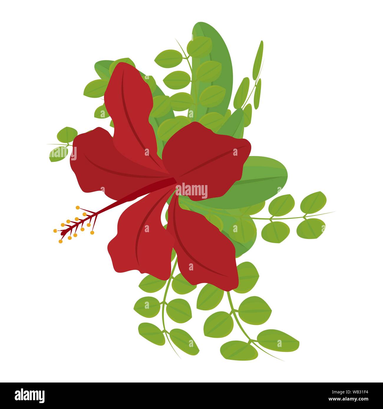 Abstract cute flower Stock Vector Image & Art - Alamy