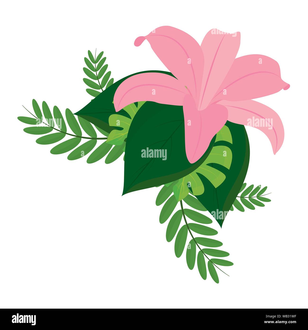 Abstract cute flower Stock Vector Image & Art - Alamy