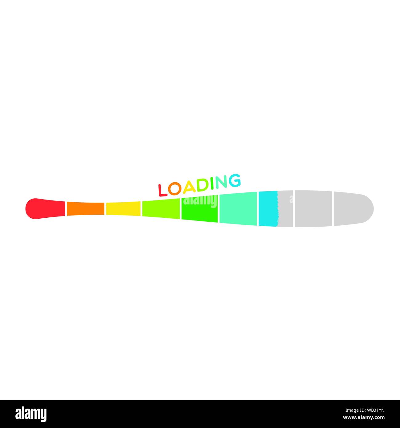 abstract loading bar Stock Vector Image & Art - Alamy