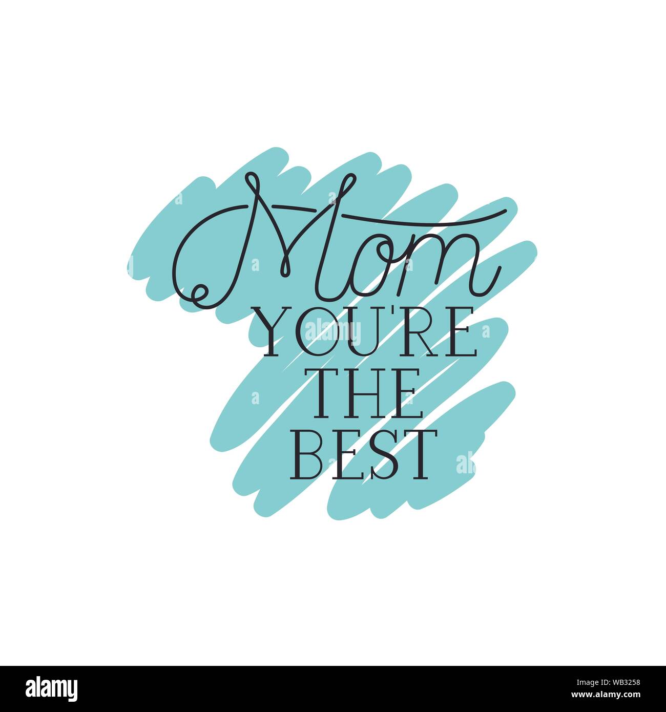 Hand writing mom Stock Vector Images - Alamy