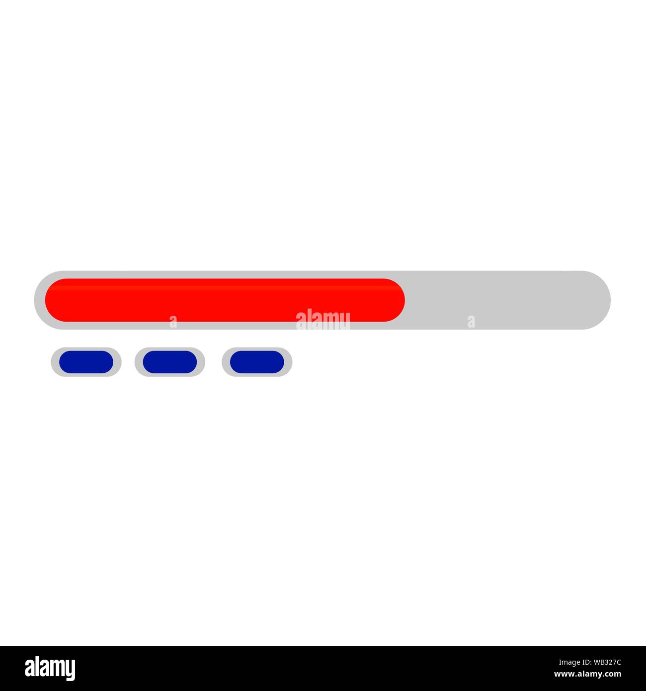 Loading bar progress on Stock Vector Images - Alamy
