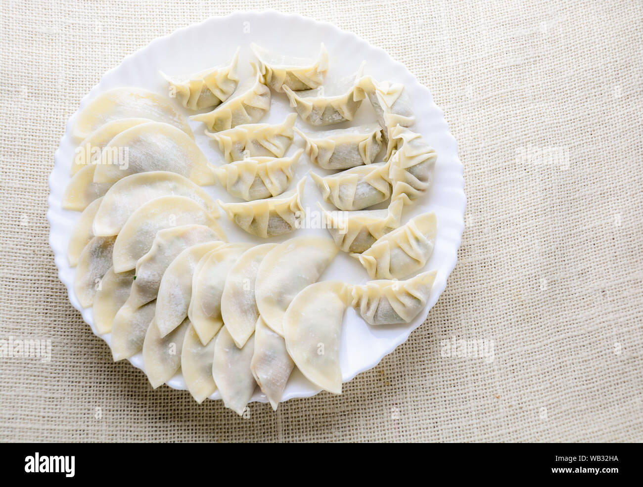 Japanese Fried Dumplings, the half moon-shaped dumplings served in ...