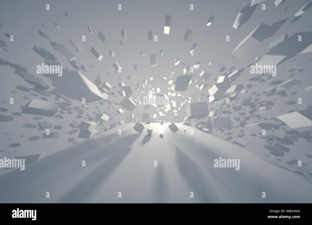 3d illustration rendering squre shape background Stock Photo - Alamy