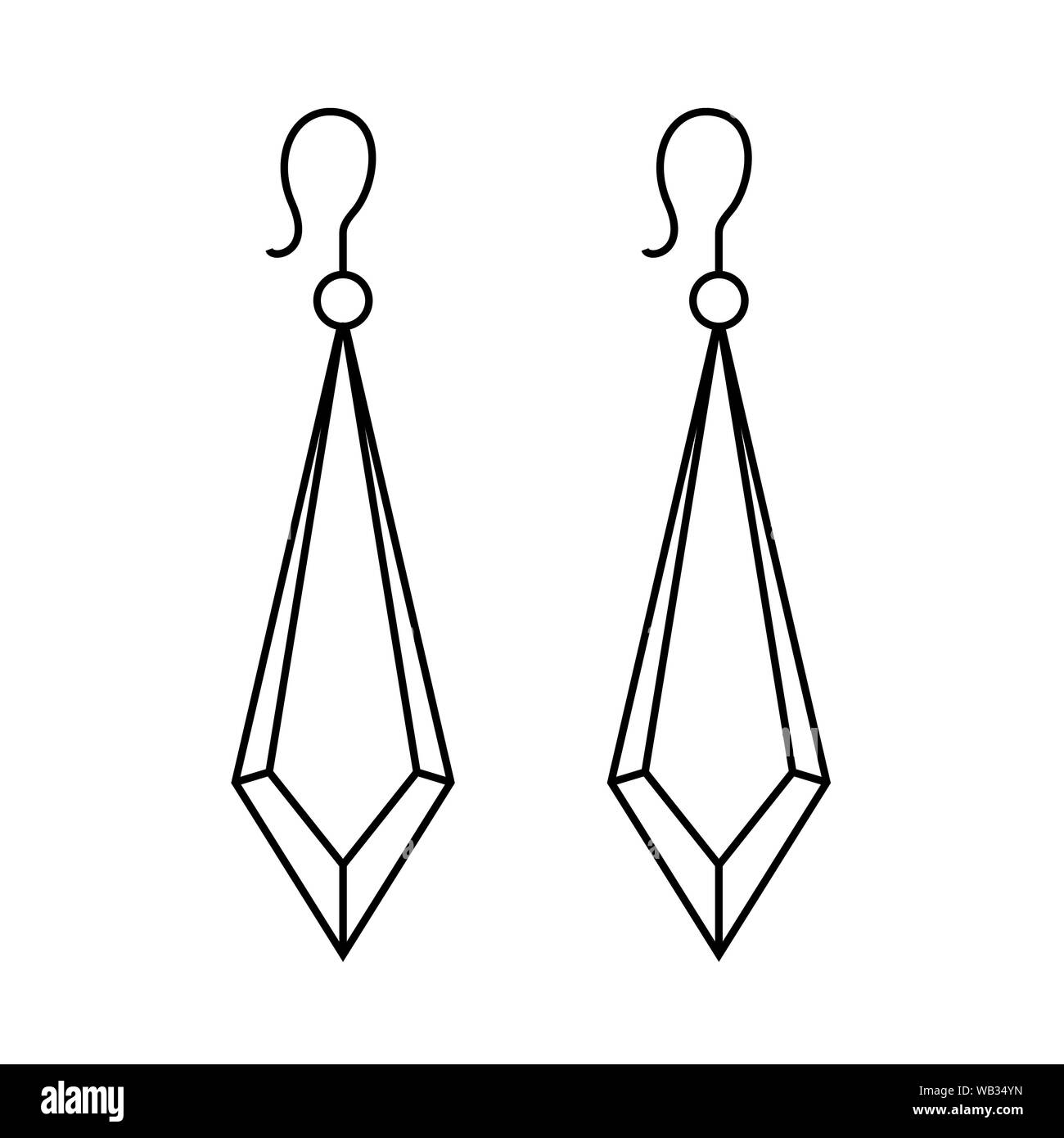 abstract outline jewelry Stock Vector Image & Art - Alamy