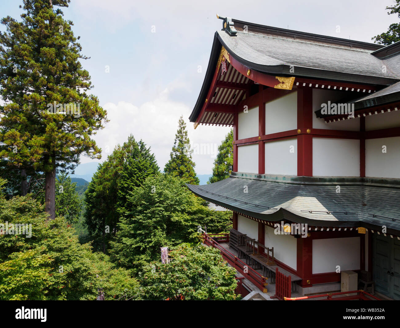 Musashi mitake shrine on mount mitake hi-res stock photography and ...