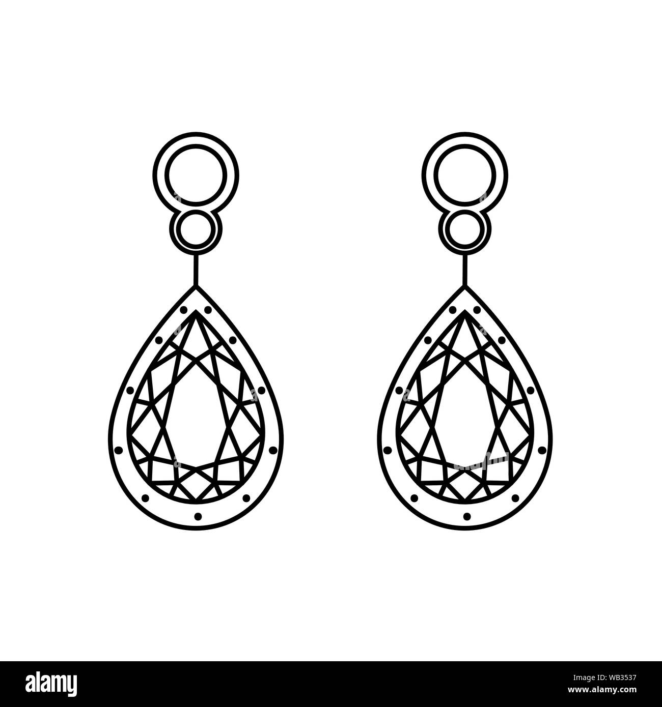 abstract outline jewelry Stock Vector Image & Art - Alamy