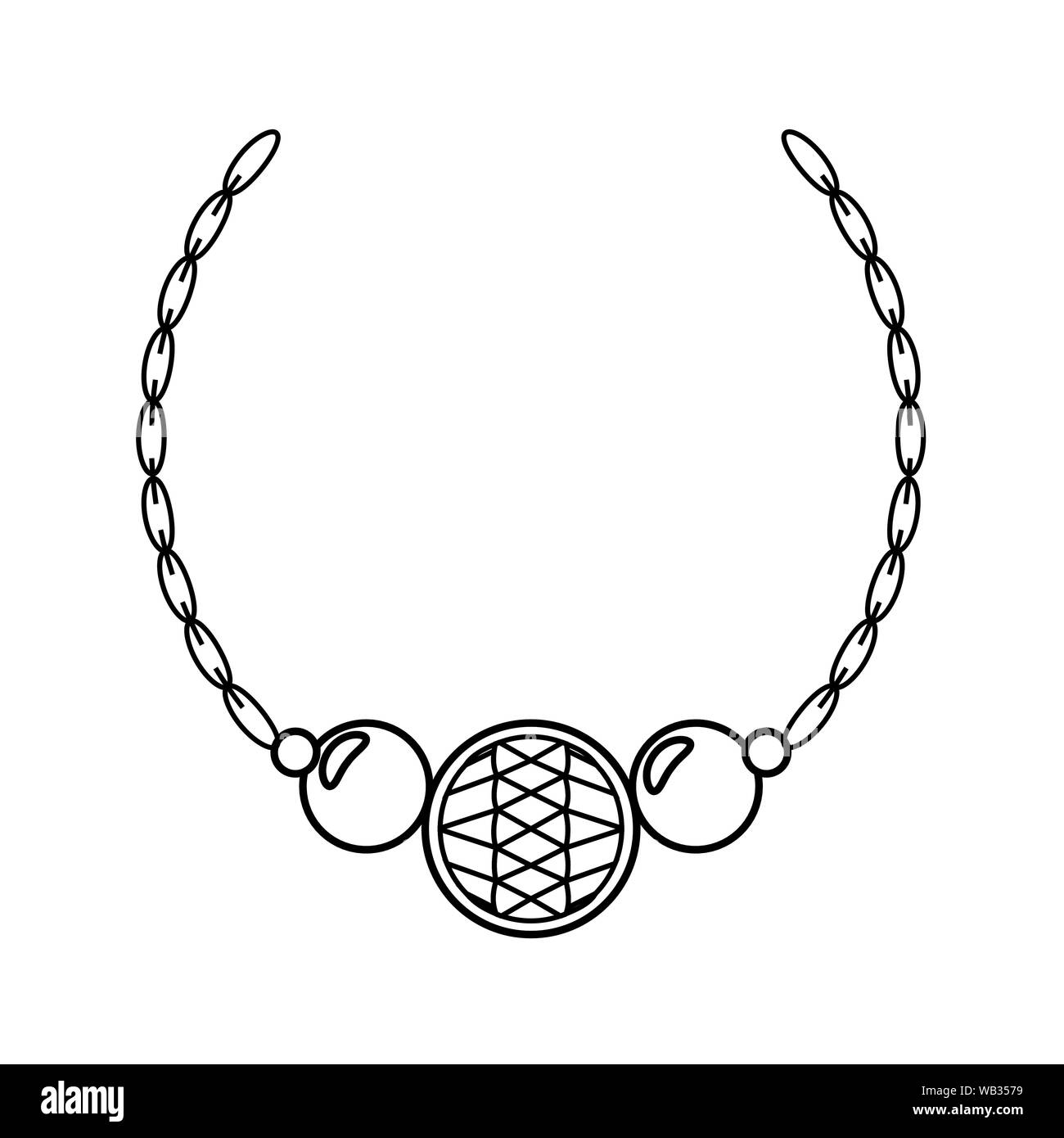 abstract outline jewelry Stock Vector Image & Art - Alamy