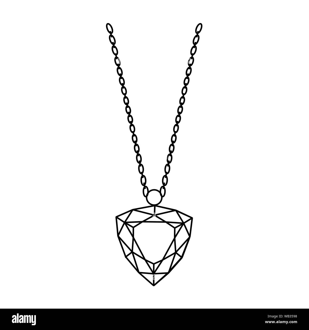 abstract outline jewelry Stock Vector Image & Art - Alamy